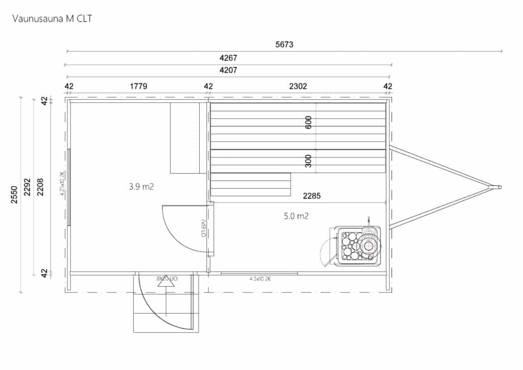 Vaunusauna M - Lapelland